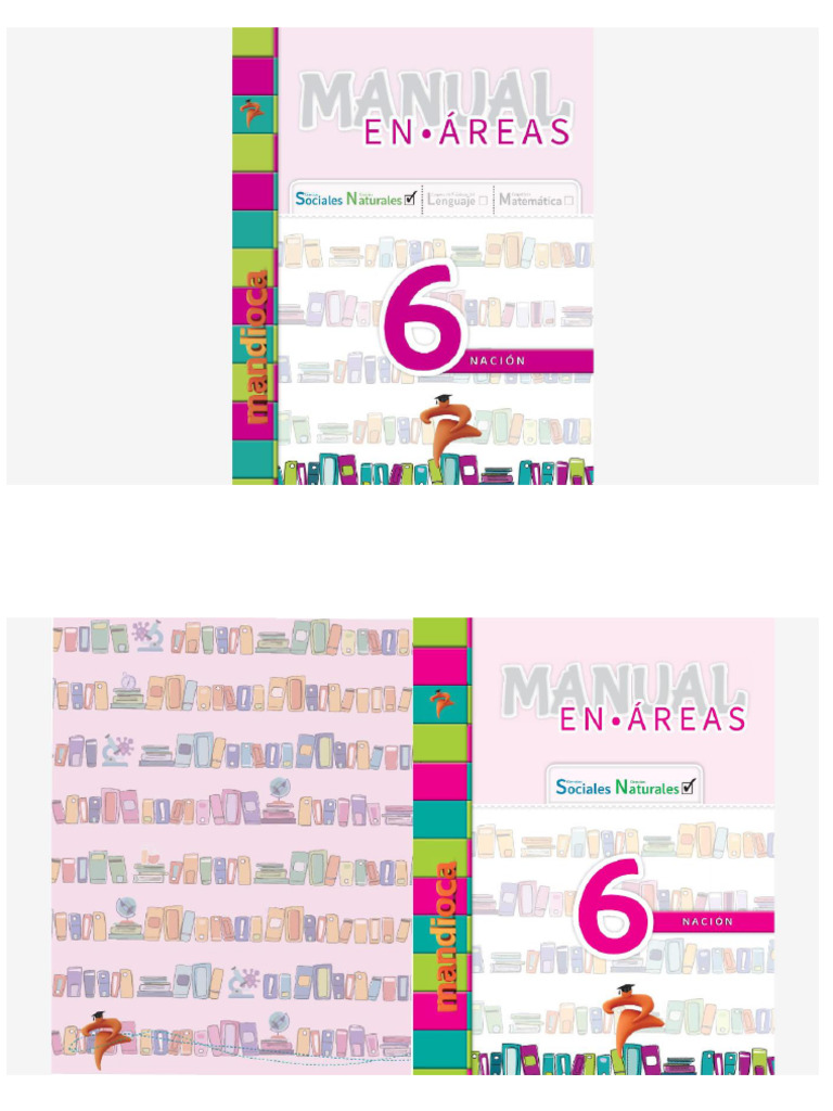 Manual en Areas 6 Ciencias Nacion Mandioca | PDF