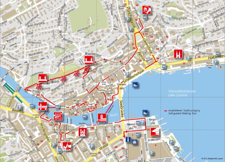 Lucerne City Center Map | PDF