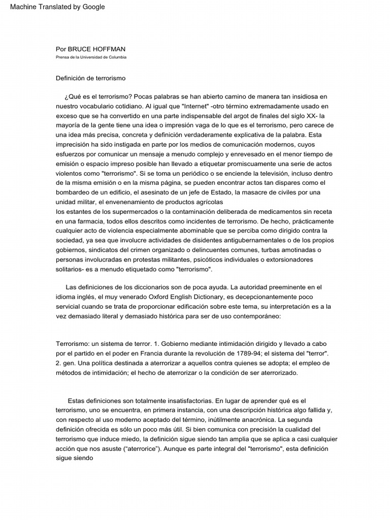 HOFFMAN | PDF | Reino del terror | Anarquismo