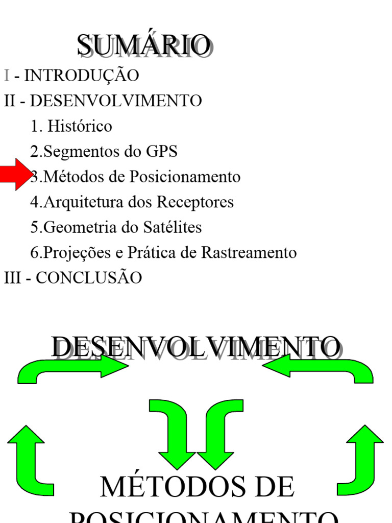 GPS - Metodos de Posicionamento | PDF | Sistema de Posicionamento Global (GPS) | Armazenamento ...