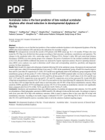 Acetabular Index and Depth in Children | PDF | Radiology | Radiography