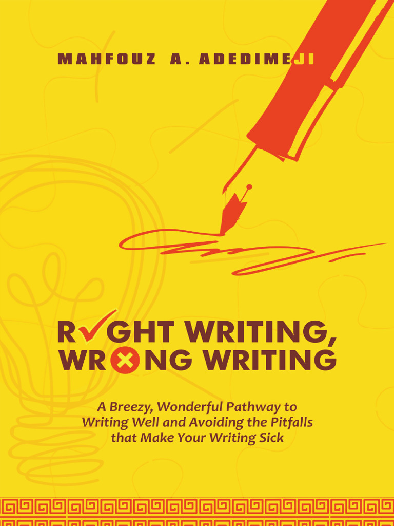 Right vs. Wrong Writing Techniques | PDF