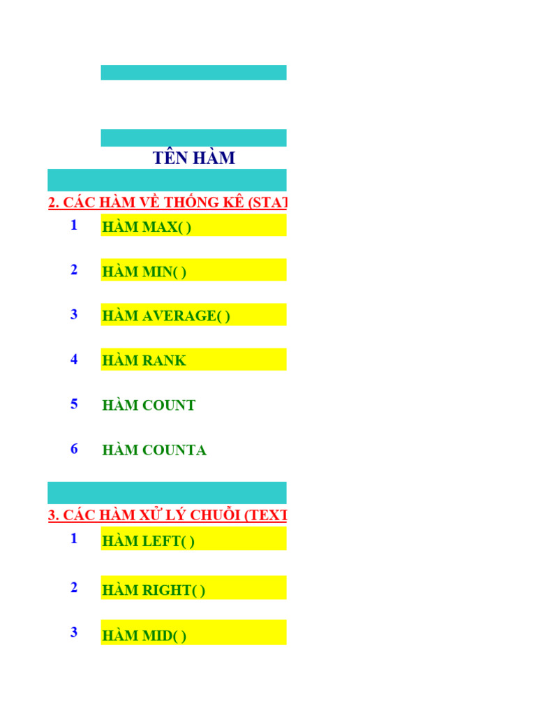 BT Ham Thongke & Chuoi | PDF