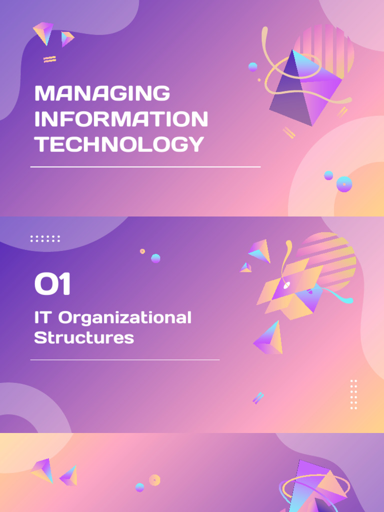 1 - IT Organizational Structures | PDF | Computer Network | Computing