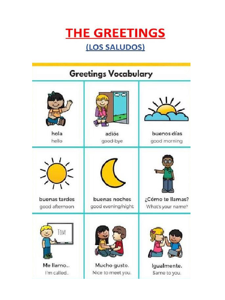 SALUDOS | PDF