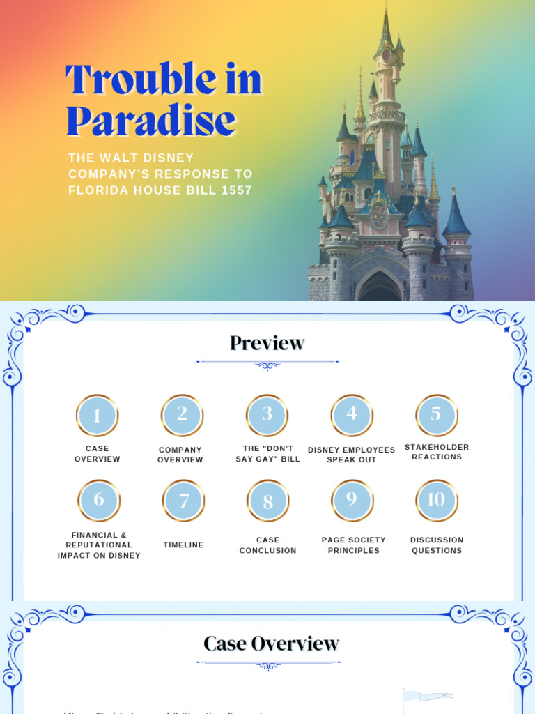 Disney's Response to Florida's HB 1557 | PDF | The Walt Disney Company ...