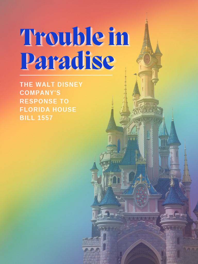 Disney's Response to Florida's HB 1557 | PDF | The Walt Disney Company