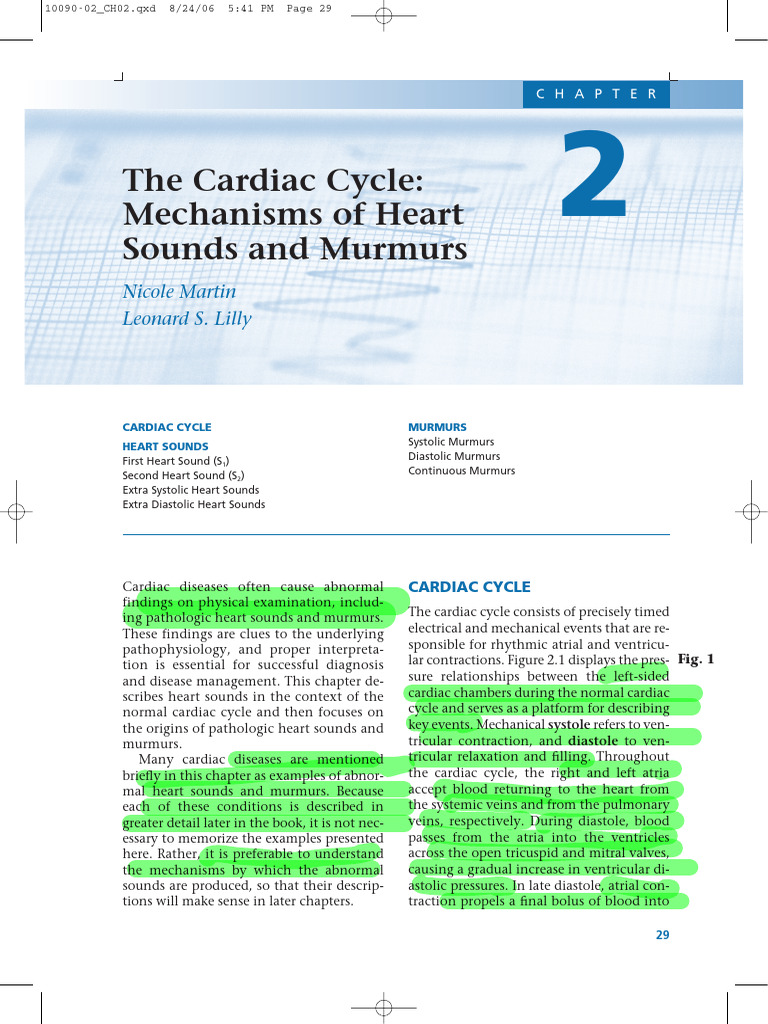 Heart Murmurs Pdf Diastole Heart Valve
