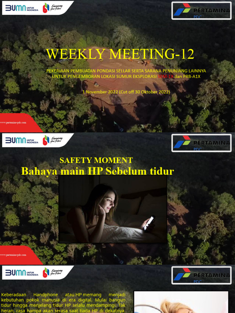 Materi Safety Talk | PDF