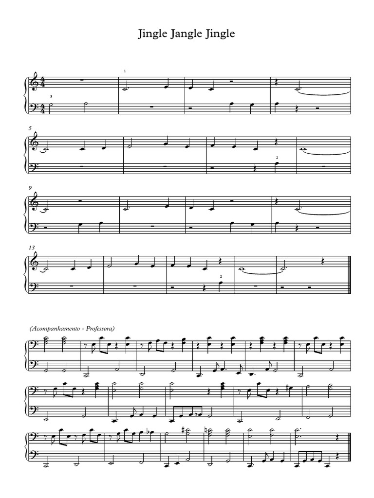Jingle Jangle Jingle - Full Score | PDF
