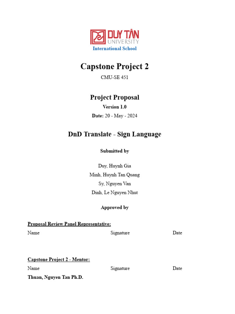 C2SE.05 Proposal v2.1 | PDF | Sign Language | Security