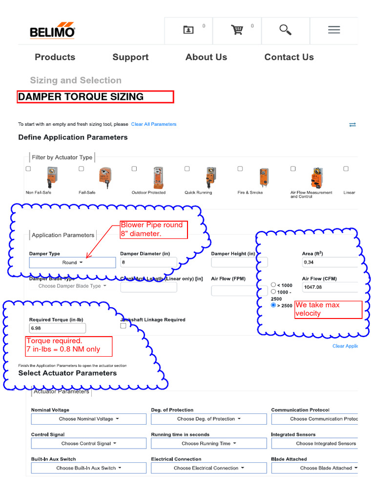 Damper Torque Sizing | PDF