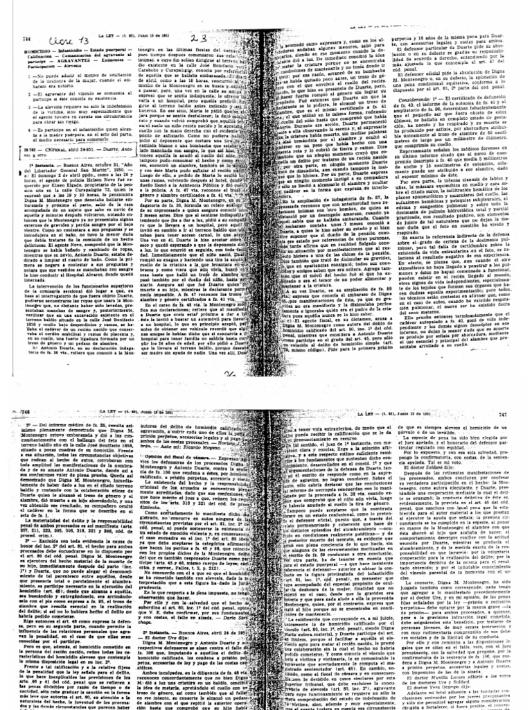 HOMICIDIO Fallo CCC Duarte | PDF