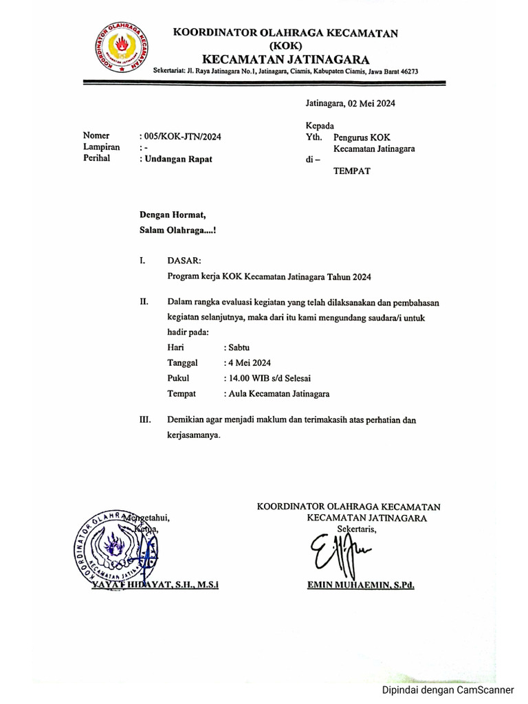 Surat Kok Pdf