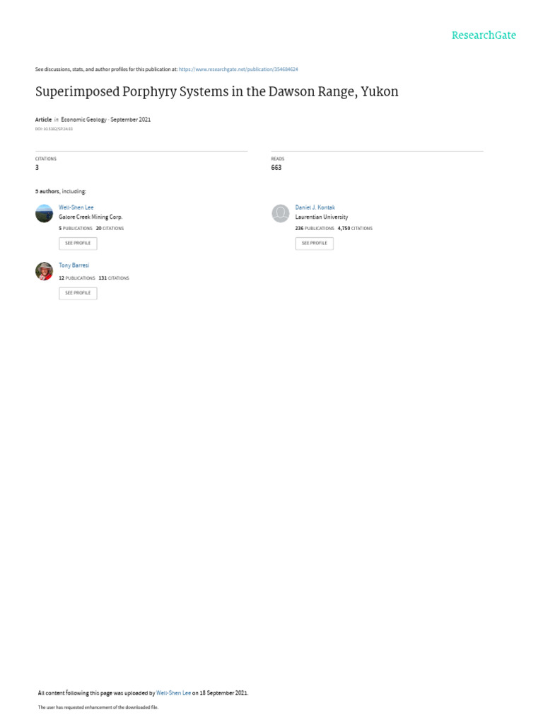 Lee Et Al 2021 JPR Volume | PDF | Igneous Rock | Geology