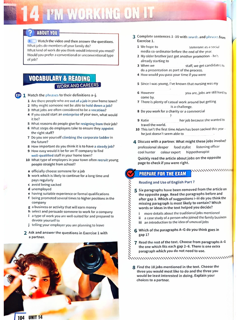 Prepare 9 SB - Unit 14 | PDF