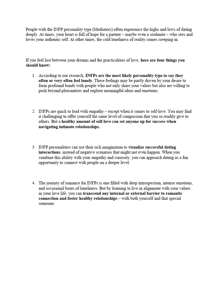 INFP Mediator | PDF