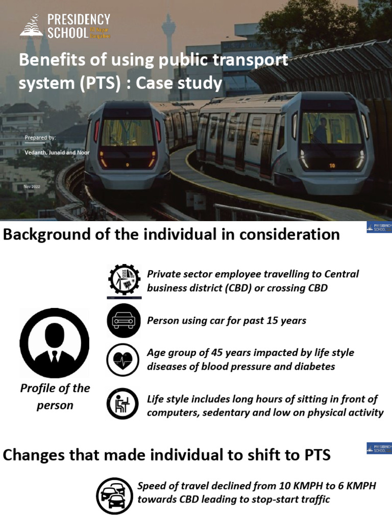 Presentation on Public Transport System (PTS)_By Class VIIA Presidency ...