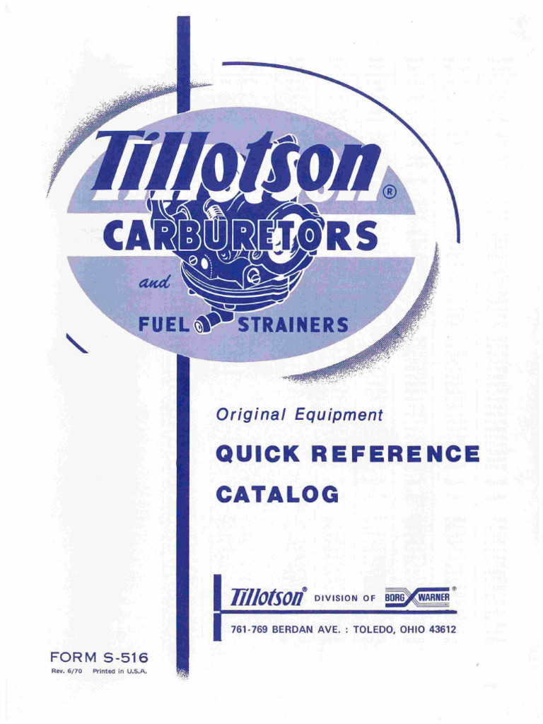 Quick-Reference-Catalog-1970 | PDF
