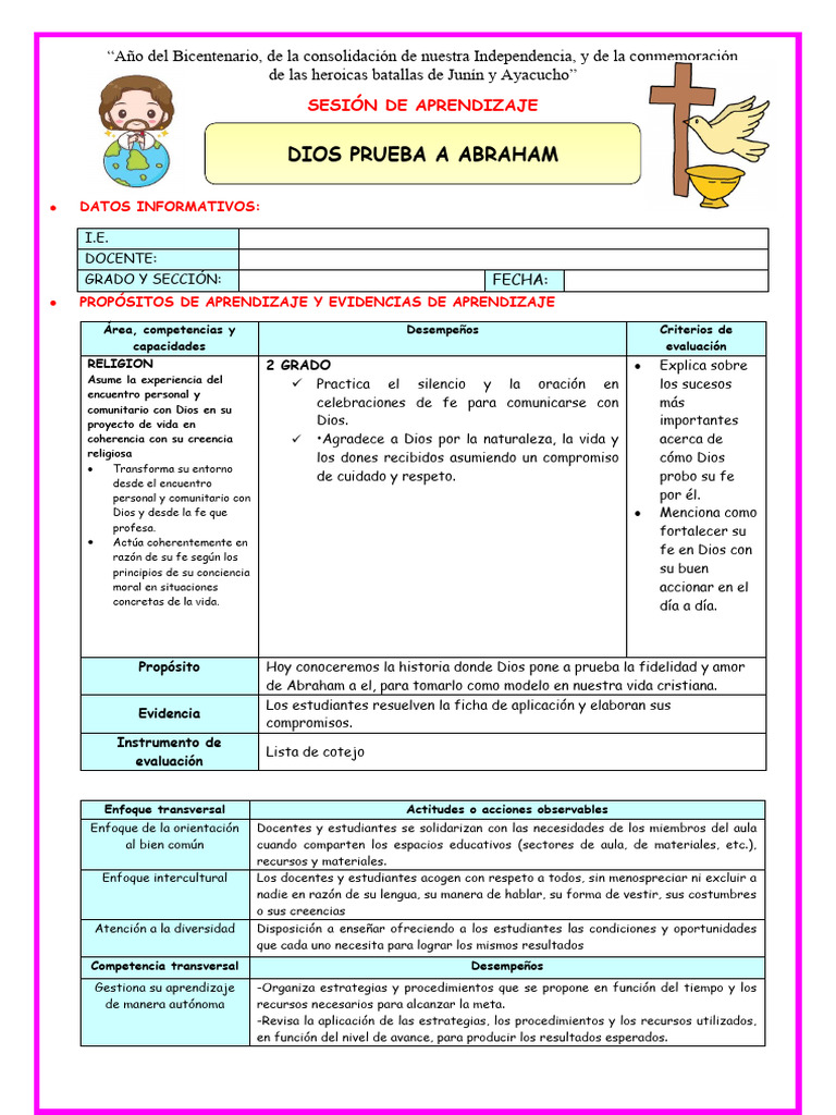 Dios prueba la fe de Abraham | PDF | Abrahán | Isaac