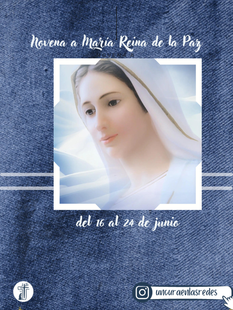 Novena a María Reina de la Paz | PDF | María, madre de Jesús | Oración