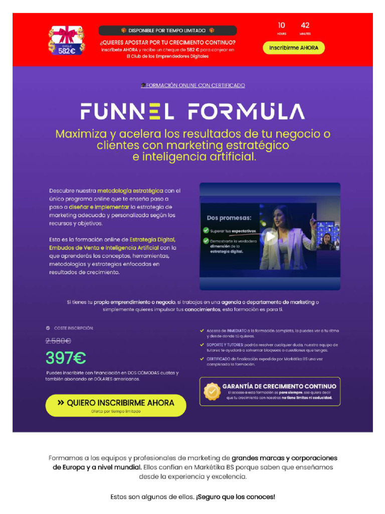 Landing Funnel Formula | PDF