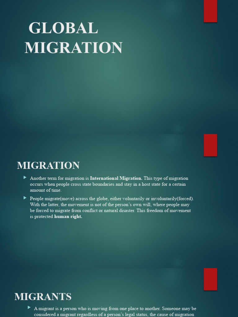 Global Migration | PDF