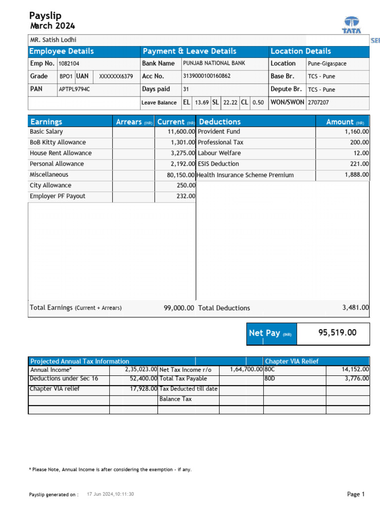 479455712-India-March 2024 | PDF | Taxes | Paycheck