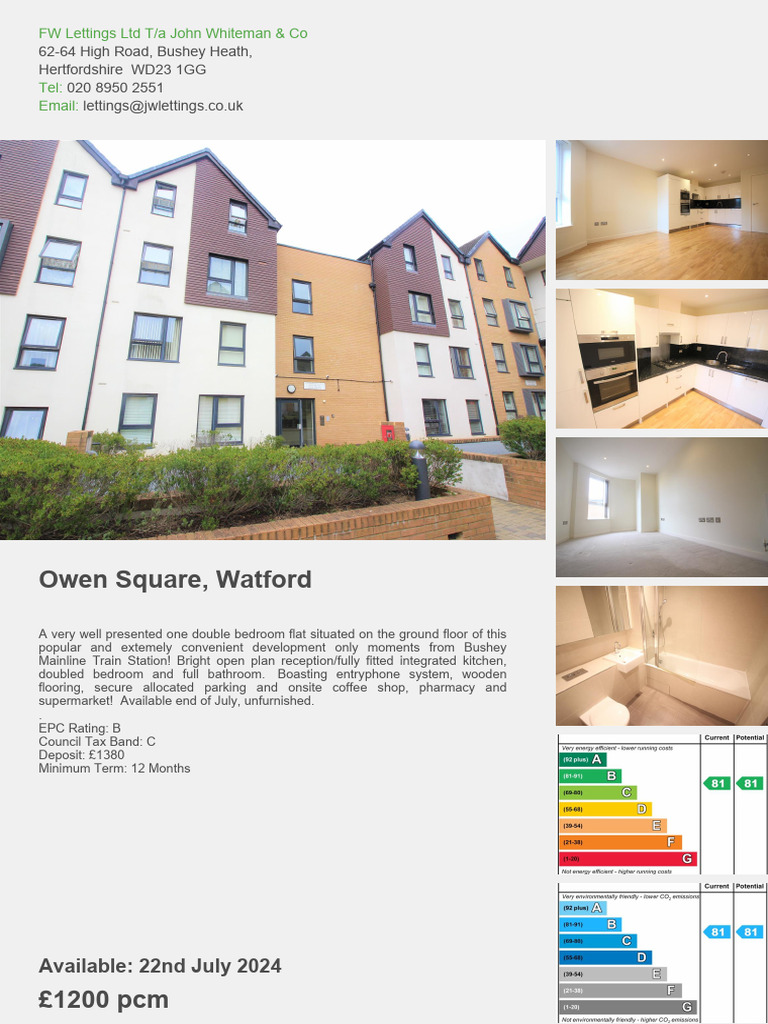 PP3798 Owen Square, Watford | PDF | Social Science | Technology ...