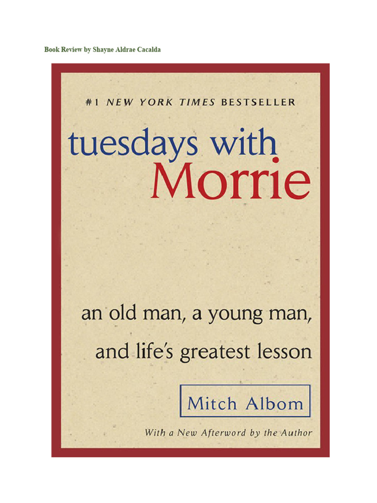 Tuesdays with Morrie: A Life Review | PDF