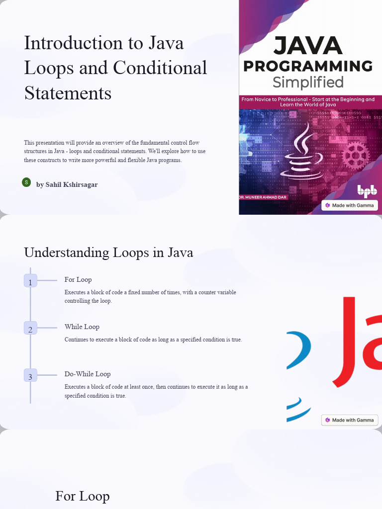 Introduction To Java Loops and Conditional Statements | PDF | Control ... Introduction To Java Loops and Conditional Statements | PDF | Control ...