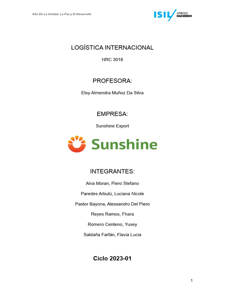 EXAMEN FINAL - LOGISTICA INTEGRAL | PDF | Logística | aduana