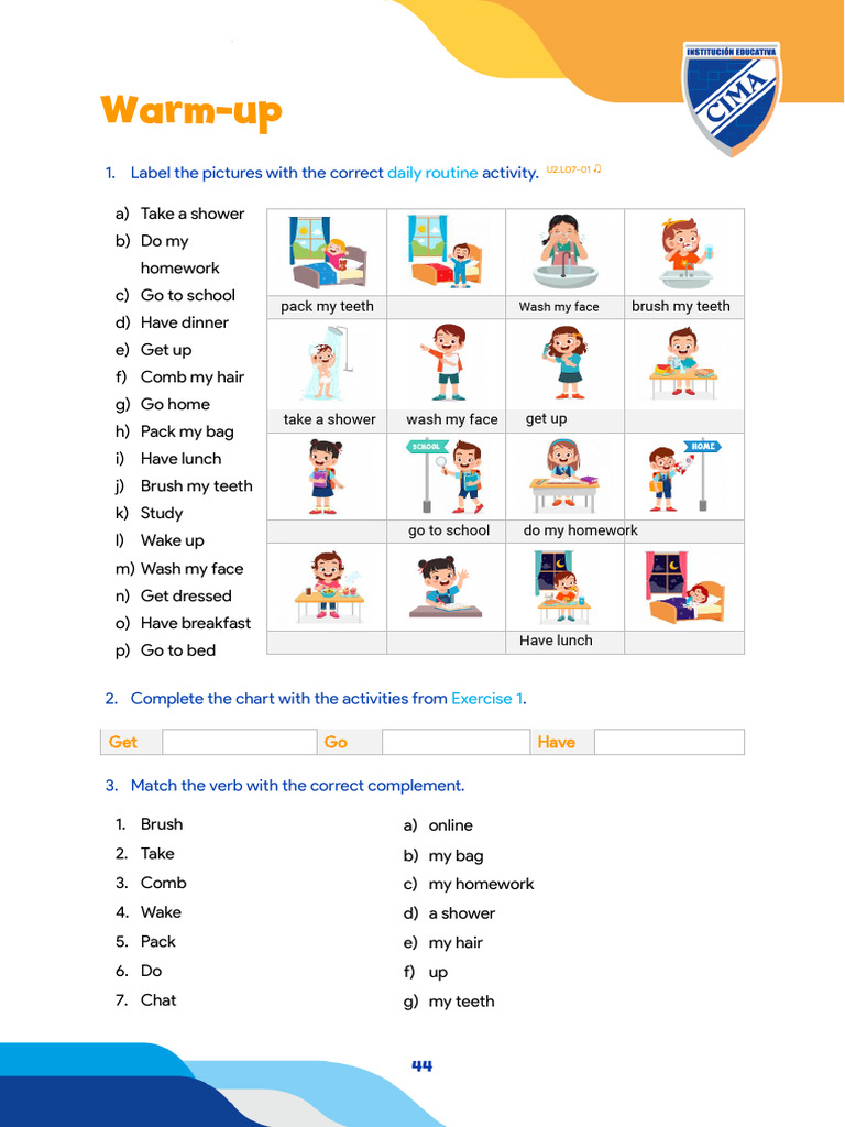 Kami Export - Thiago Imanol Chuñe Guerrero - U2 - Busy Day | PDF | Linguistics
