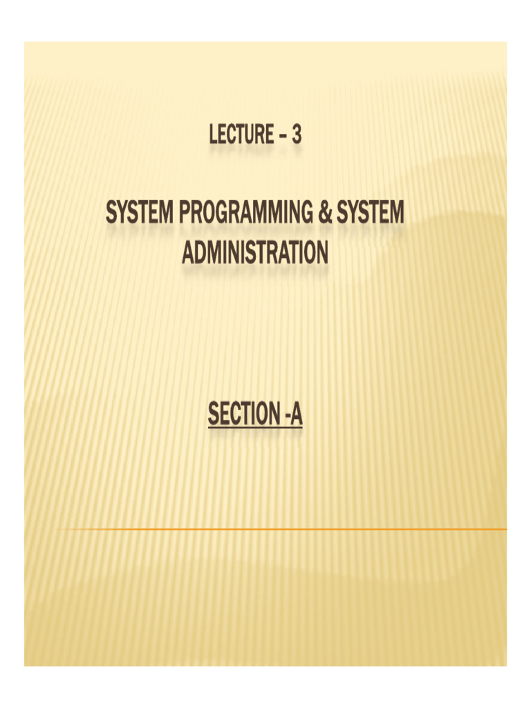 Lecture-3 Section-A SPSA | PDF | Source Code | Integrated Development Environment