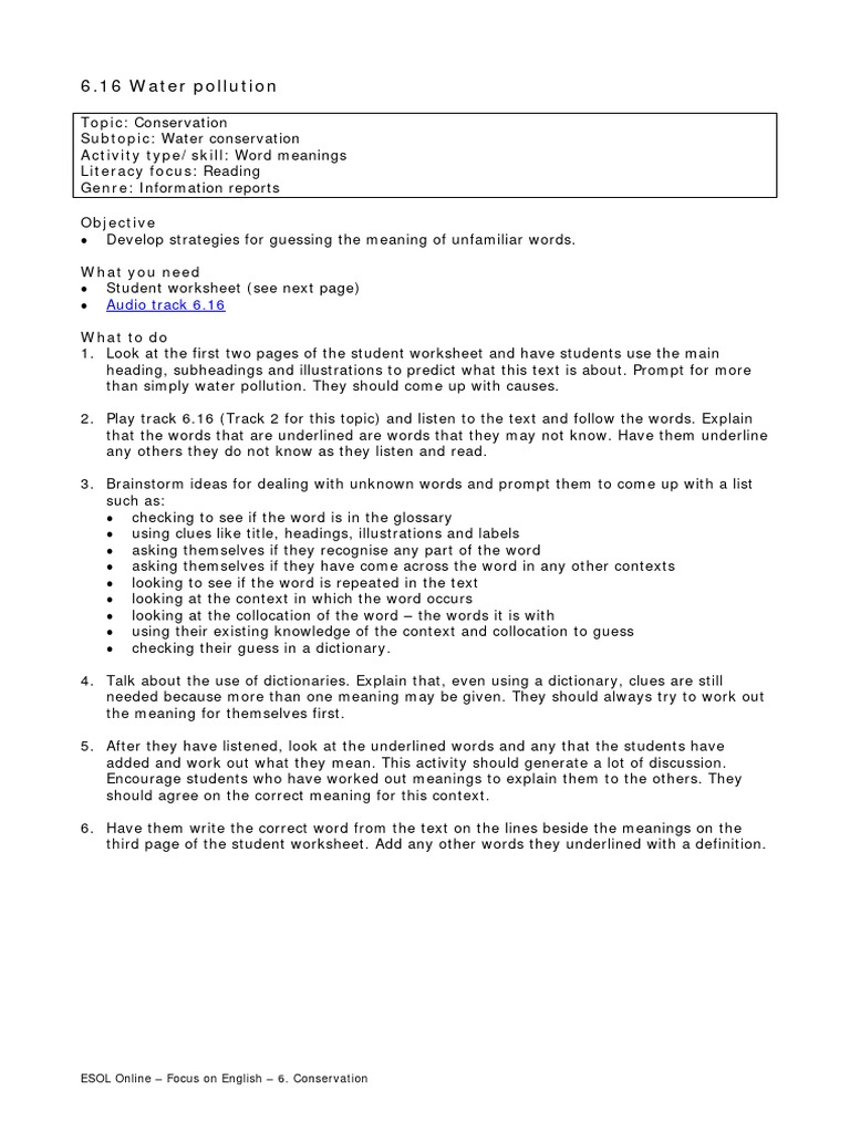 6 16+water+pollution | PDF | Sewage | Water Pollution