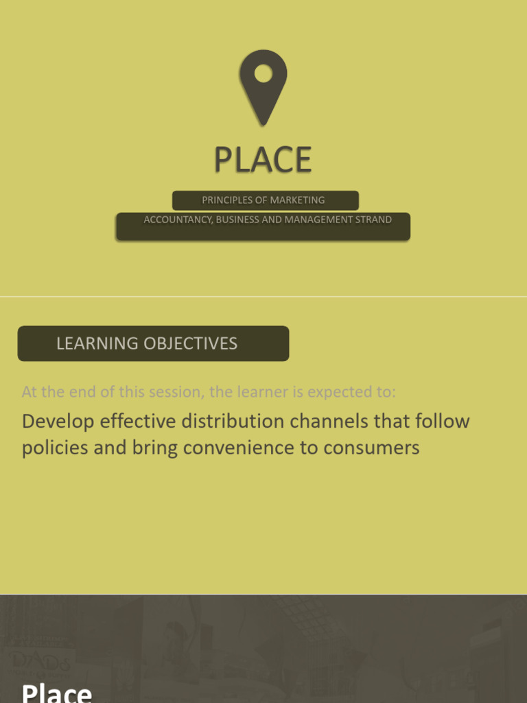 Place | PDF | Retail | Business Economics