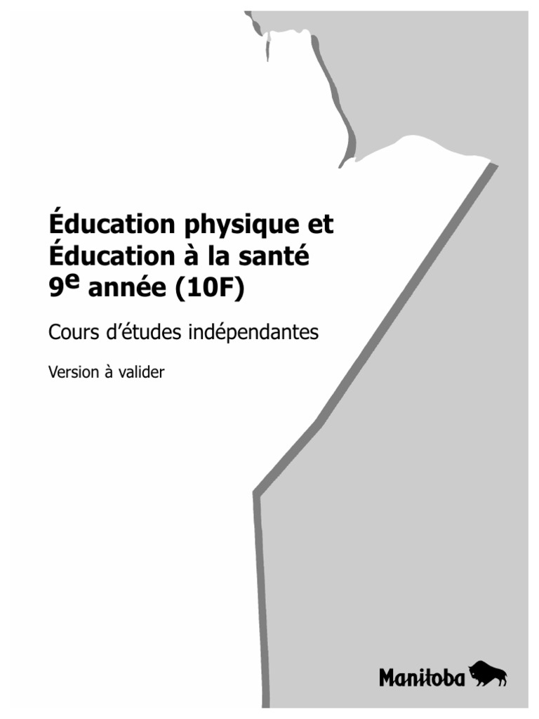 Cours d'éducation physique 9e année | PDF | Des sports | Sécurité