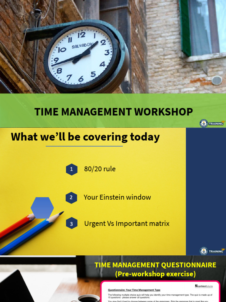 Time Management Workshop CAST - 07.04.2020 | PDF | Time Management ...