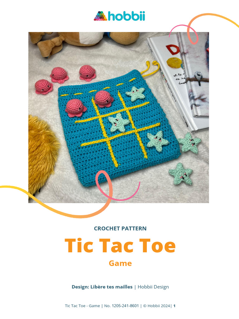 Tic Tac Toe Game Us | PDF | Crochet | Textile Arts