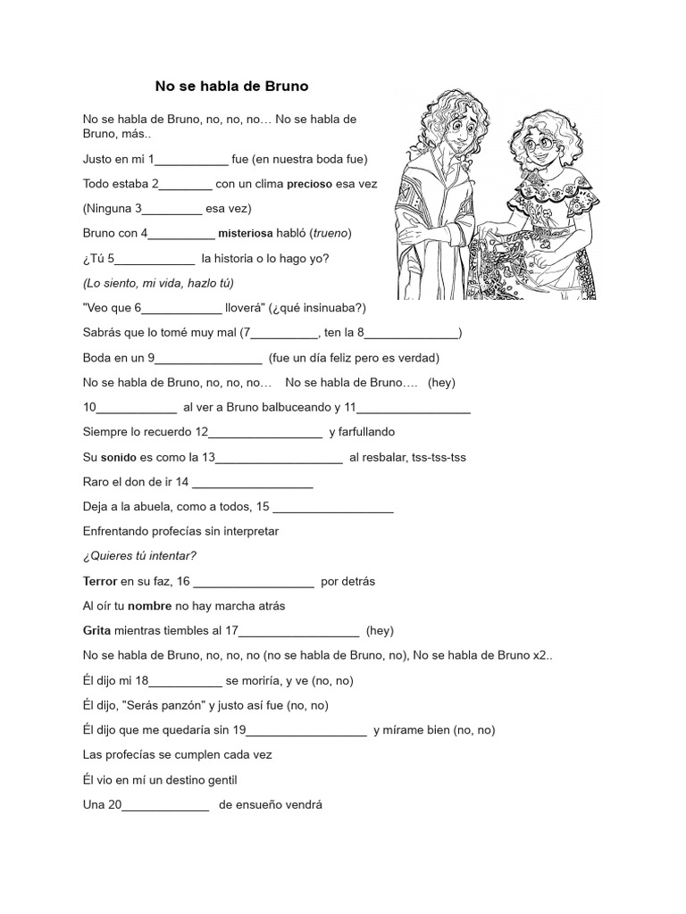 No Se Habla de Bruno | PDF