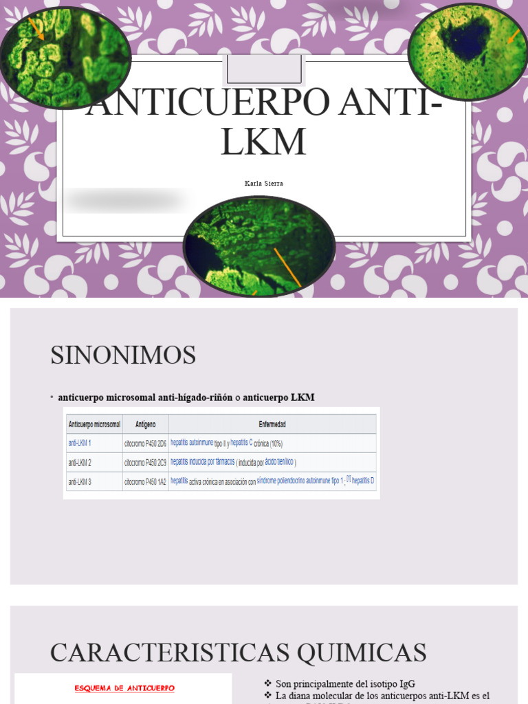 Anticuerpo Anti-Lkm | PDF | Hepatitis | Anticuerpo