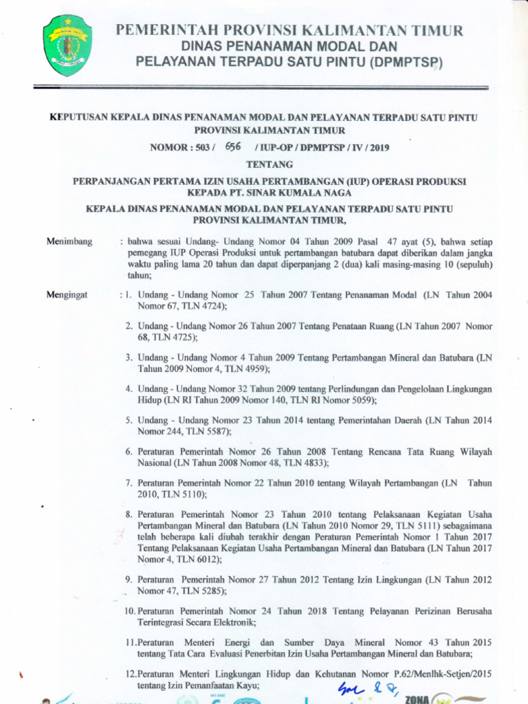 PT - SKN (Sinar Kumala Naga) Kutai Lama | PDF | Hukum