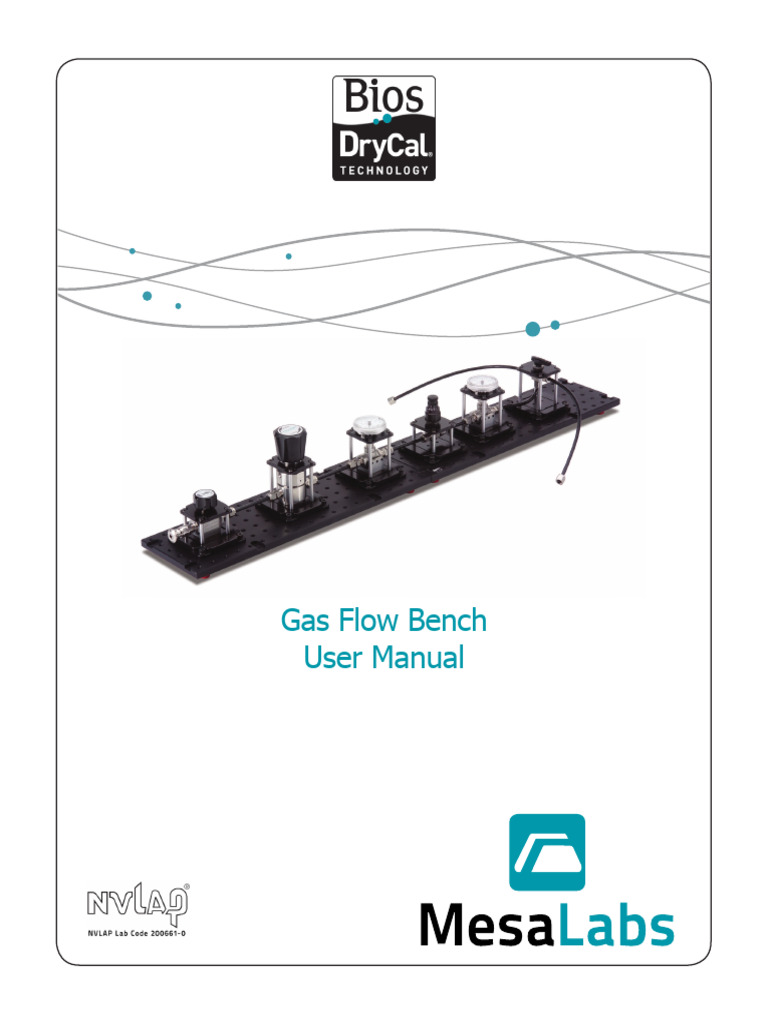 Gas Flow Bench Manual Rev E | Download Free PDF | Calibration | Flow ...