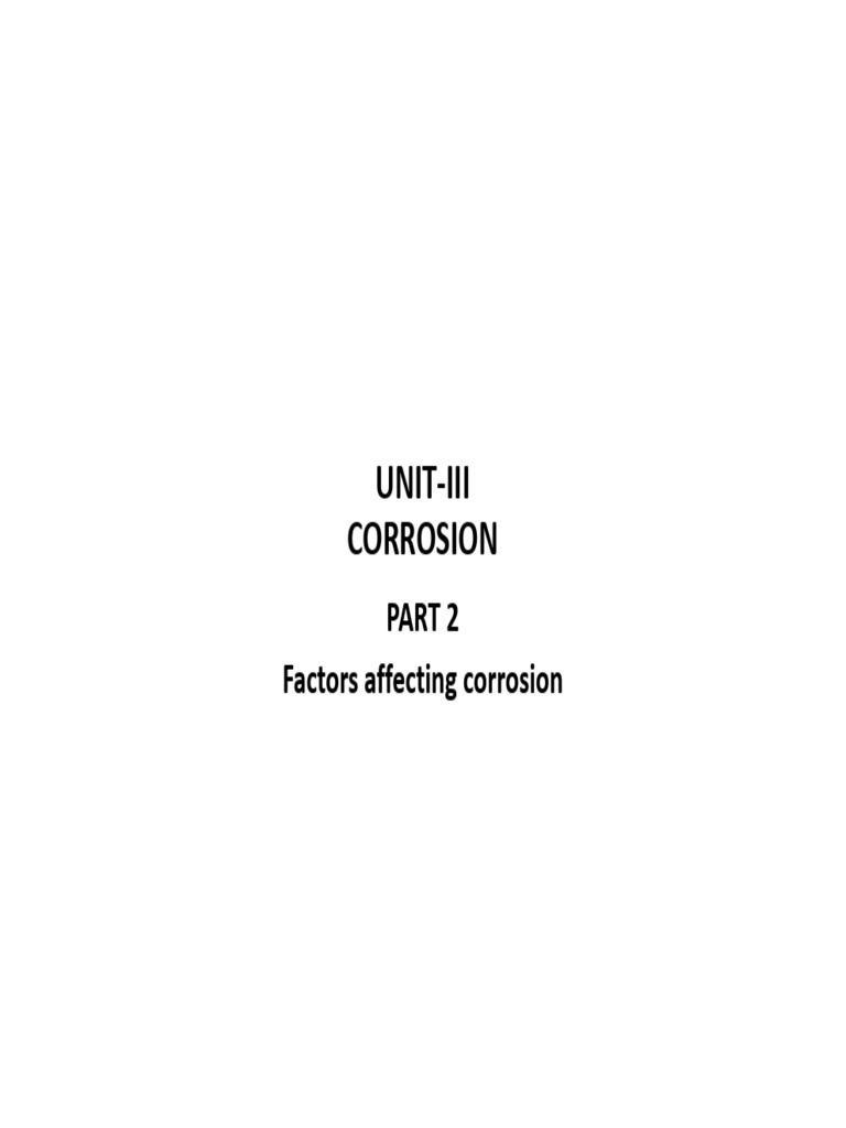 Corrosion Part 2 Chemistry Download Free Pdf Corrosion Anode