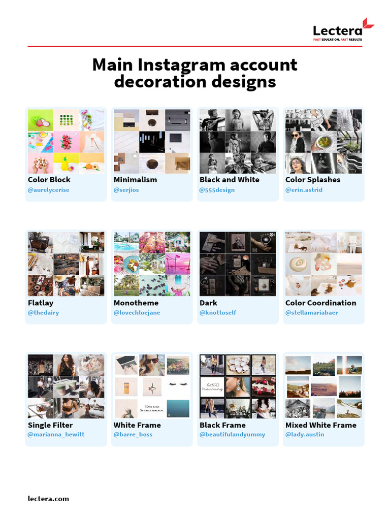 0064 - U2 Main Instagram Account Decoration Designs | PDF