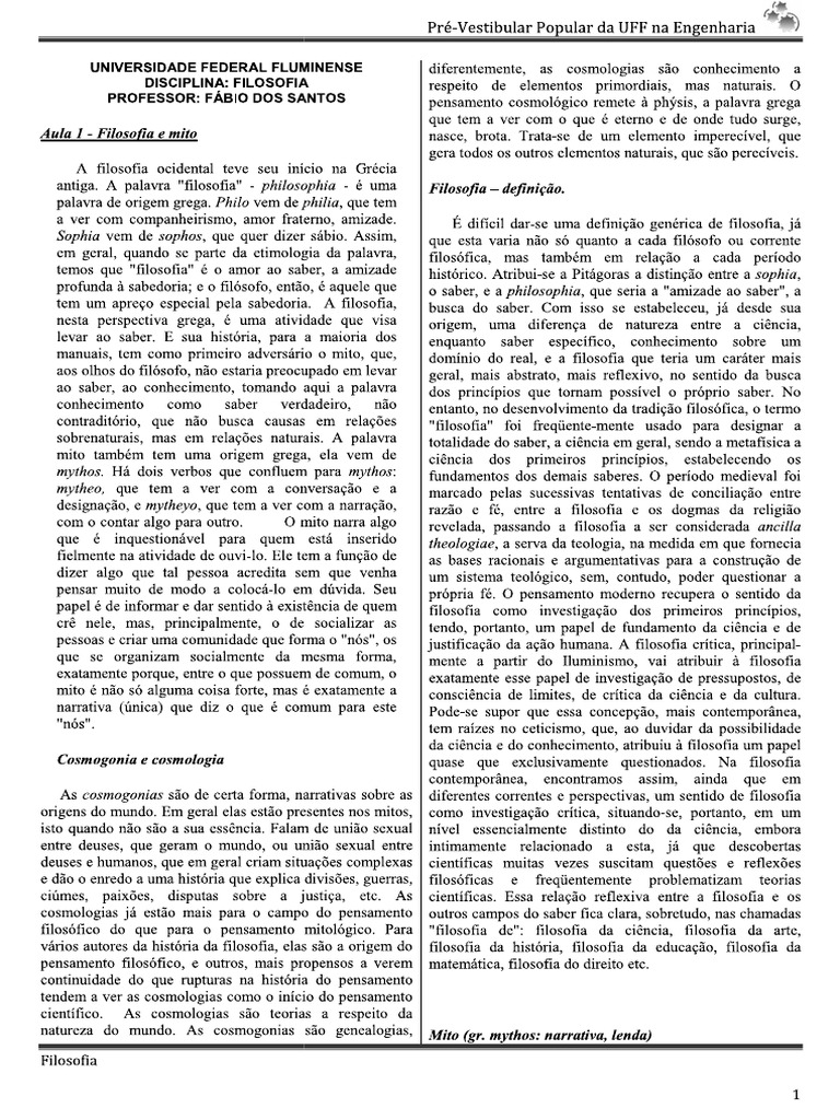 Resumo Filosofia | PDF
