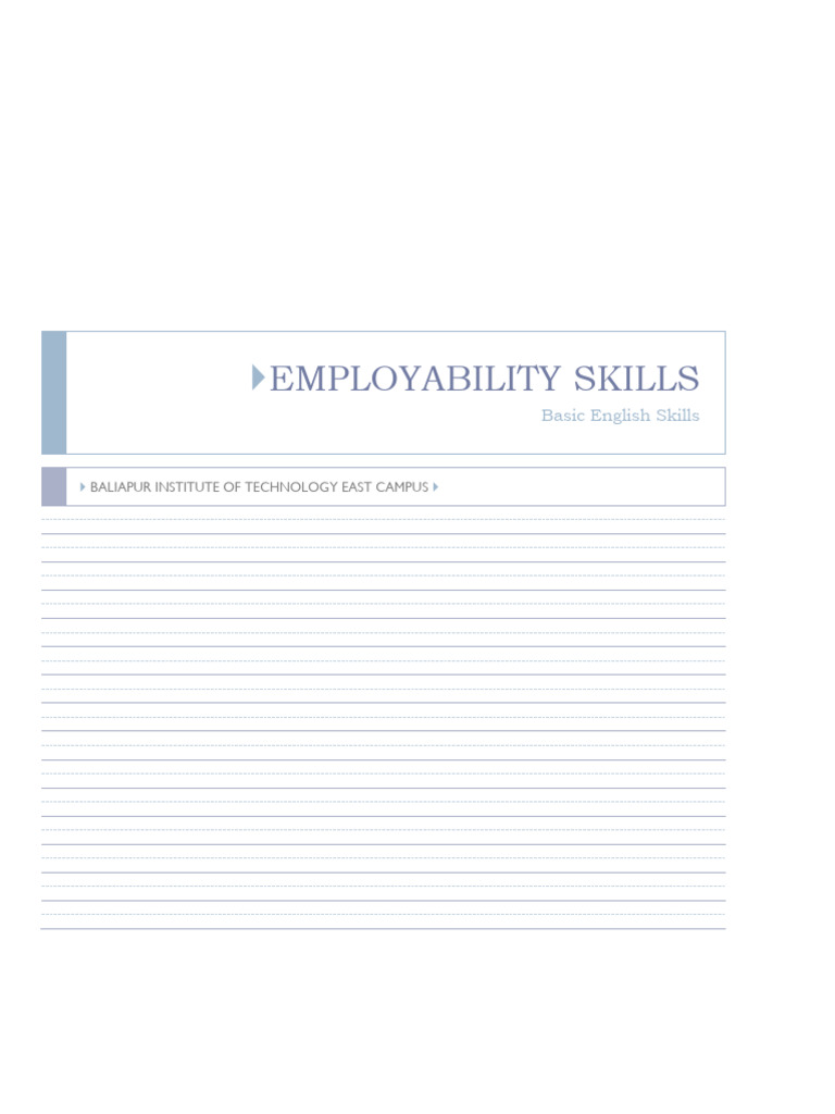 Basic English Skills Part2 | PDF | Communication | Thought