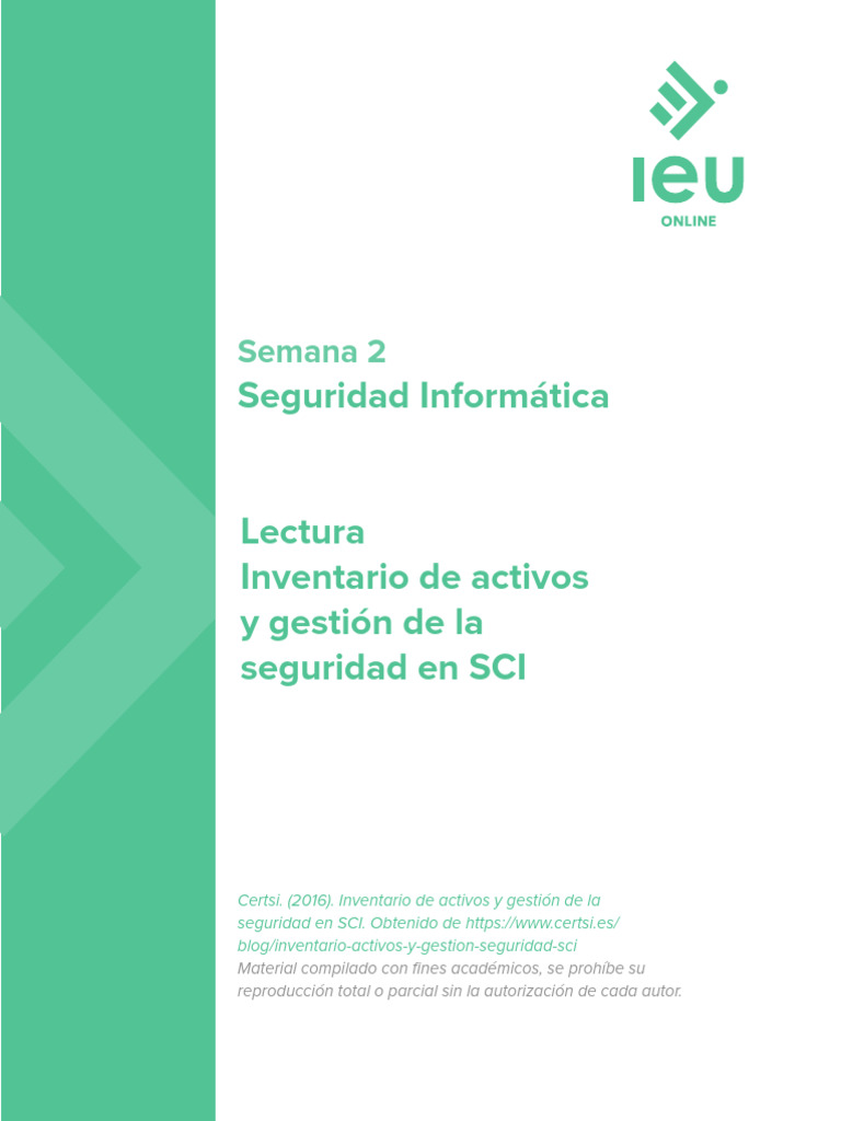 Lectura Complementaria 1 TI | PDF | Scada | La seguridad informática