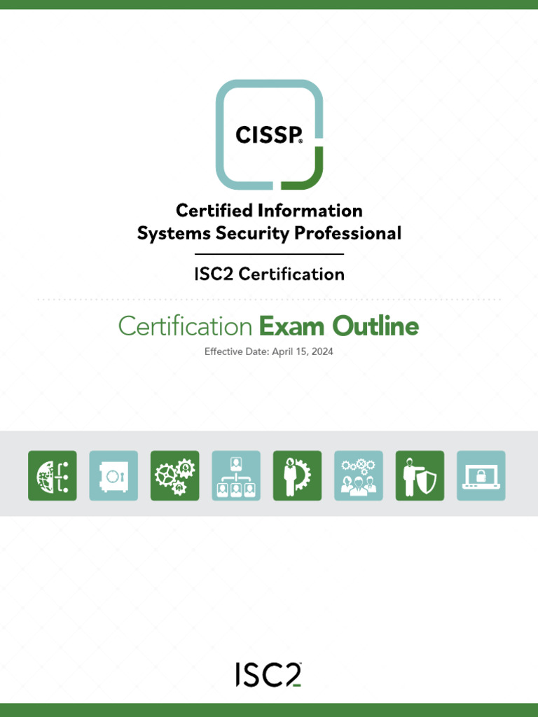 CISSP Exam Outline April 2024 English | PDF | Computer Network | Security