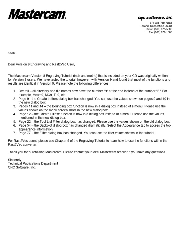 Mastercam Engraving Tutorial | PDF | Menu (Computing) | Button (Computing)